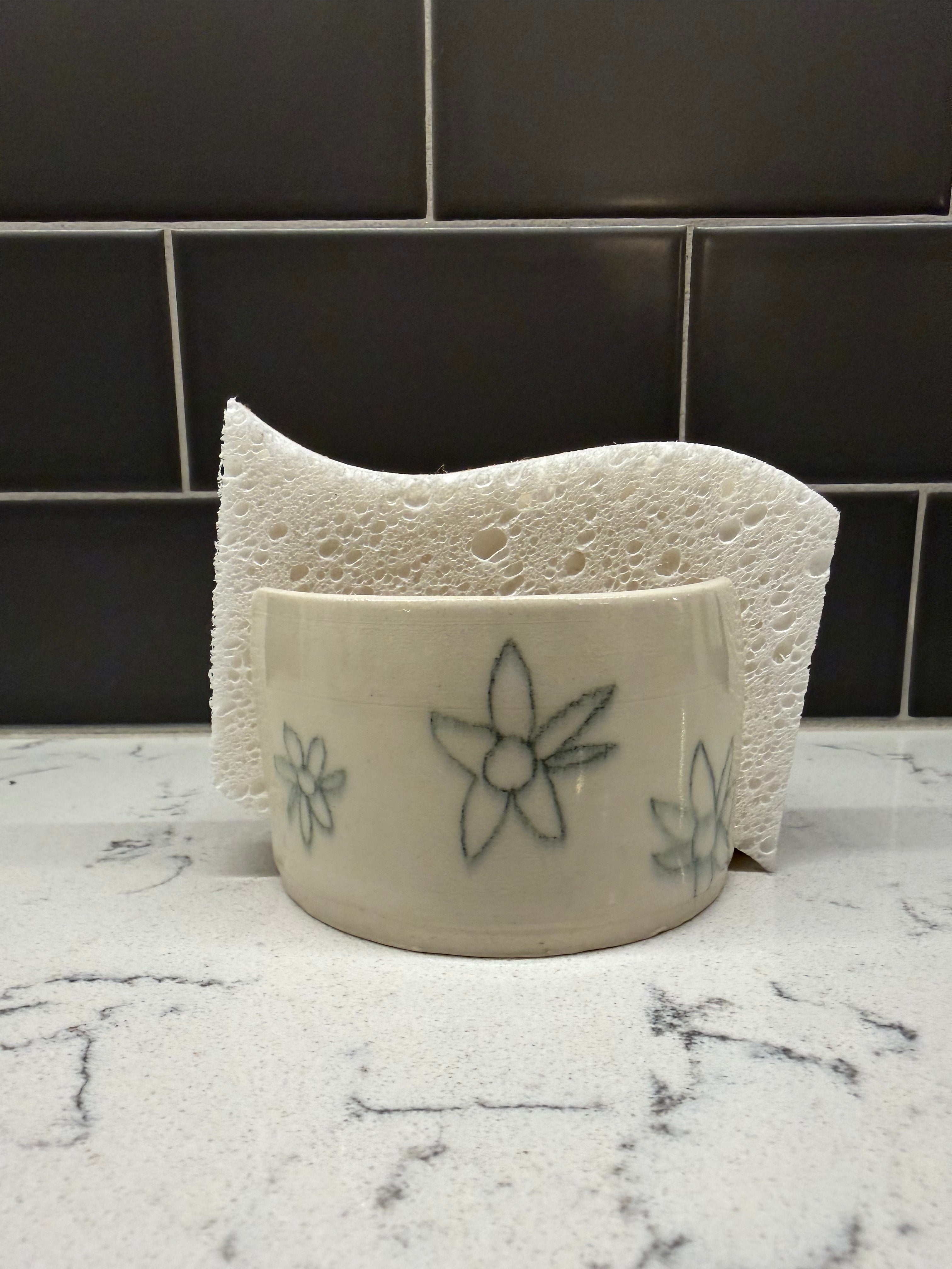 Handmade Ceramic Flowers Sponge Holder – Erin Murphy Ceramics